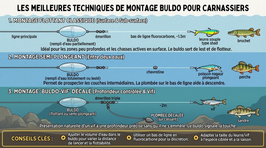 Les meilleures techniques de montage buldo pour carnassiers ...